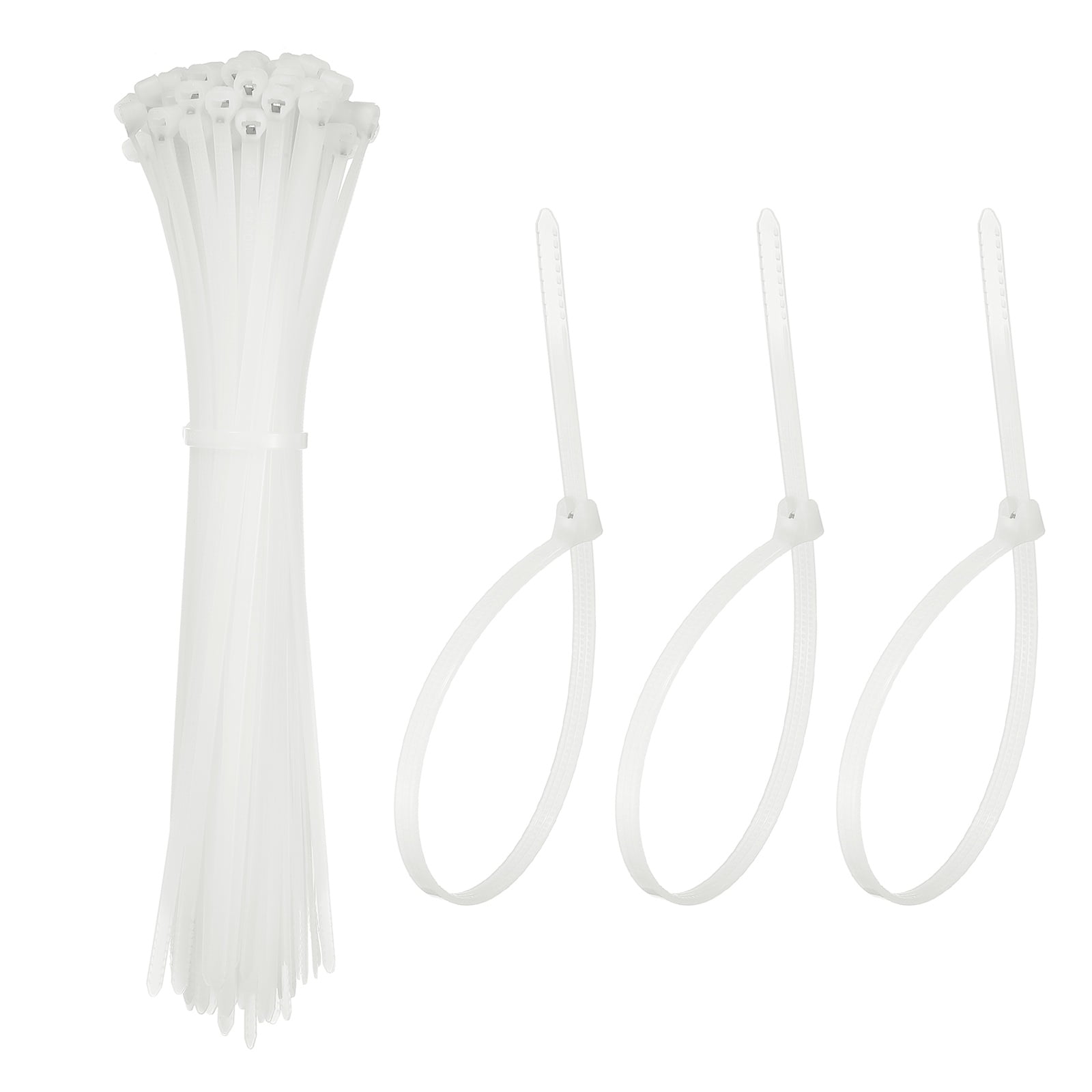 Zip Ties Plastic Cable Ties, Self-Locking Wire Zip Tie 8 Inch with ...