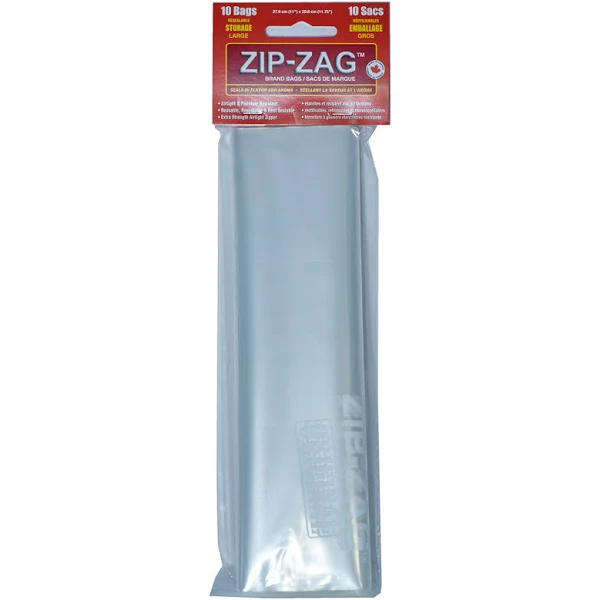 Zip Zag Bag Large - 10 pck (1/2lb) - Walmart.com