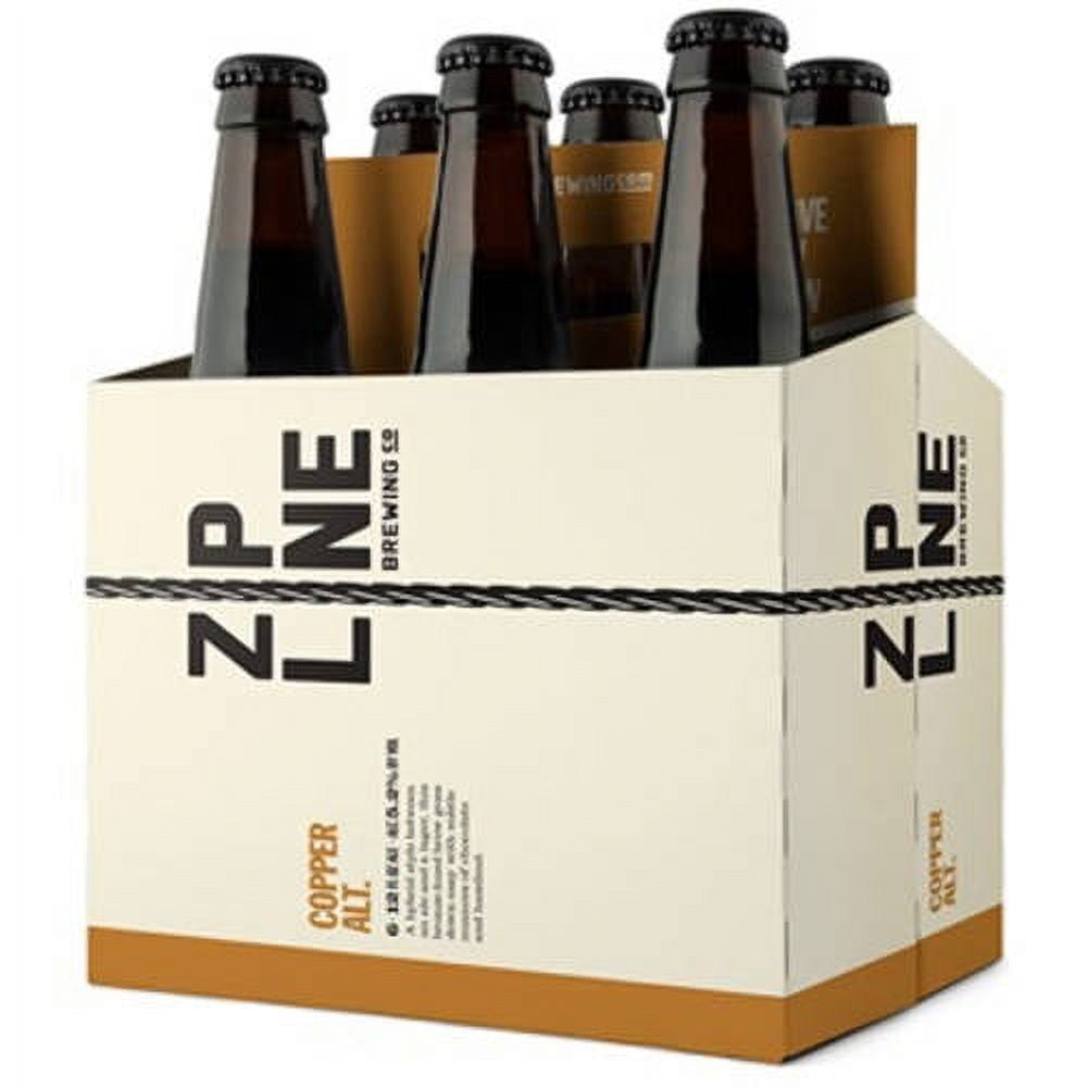 ZipLine Copper Alt Beer, 6 pack, 12 fl oz - Walmart.com