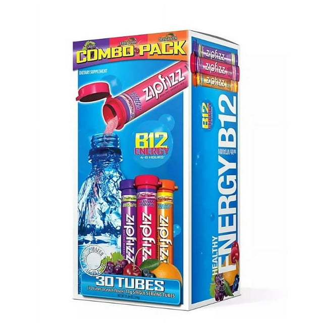 Zipfizz Healthy Energy Drink Mix, Sugar Free Powder Packets with ...