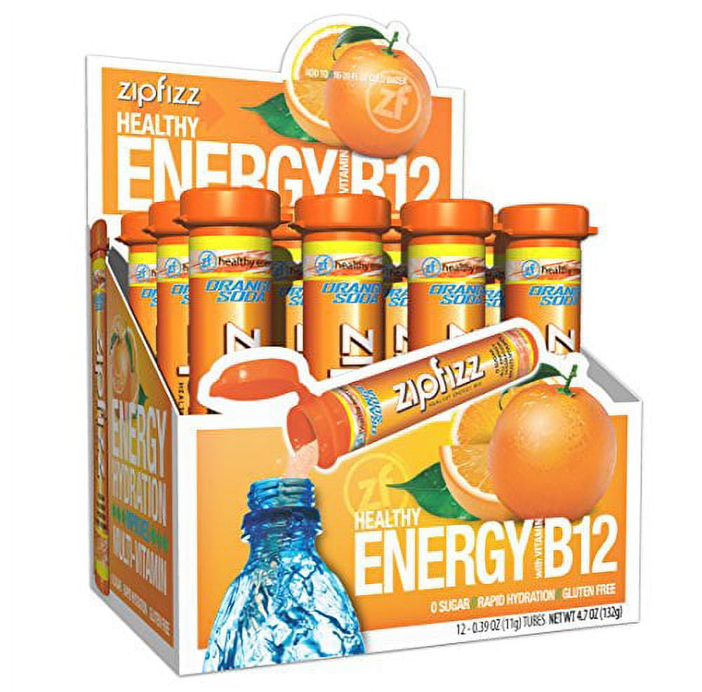 Zipfizz Energy Drink Mix, Electrolyte Hydration Powder with B12 and ...