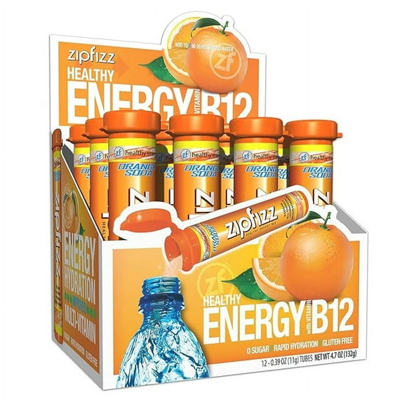 Zipfizz Energy Drink Mix, Electrolyte Hydration Powder with B12 and ...