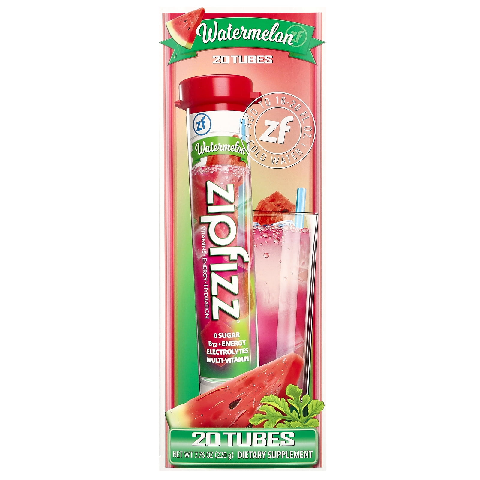 Zipfizz Enhancing Energy Drink Mix, B12 & Multi-Vitamin Electrolyte ...