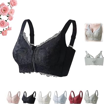 Ziplacy - Ultra Soft Front Zip Wireless Lifting Bra, Ziplacy Women's ...