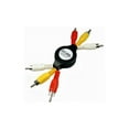 Ziplinq Retractable Audio Video RCA Cable, 3RCA to 3RCA Composite AV ...