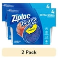 (2 pack) Ziploc® Brand, Food Storage Containers with Lids, Twist 'n Loc ...