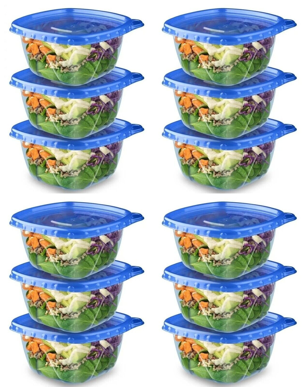 Ziploc 5 Cup 1.25 Food Storage Meal Prep Containers Reusable Snack Craft - 12 PK - Walmart.com