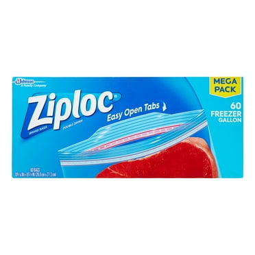 Kirkland Signature Freezer Gallon Plus Bags Double Zipper, 192 Count ...