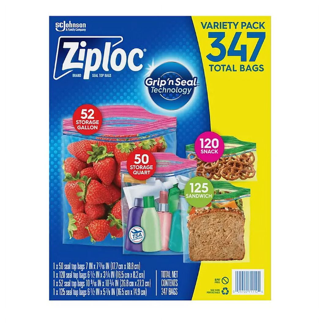 Ziploc Easy Open Bags Variety Pack - Walmart.com