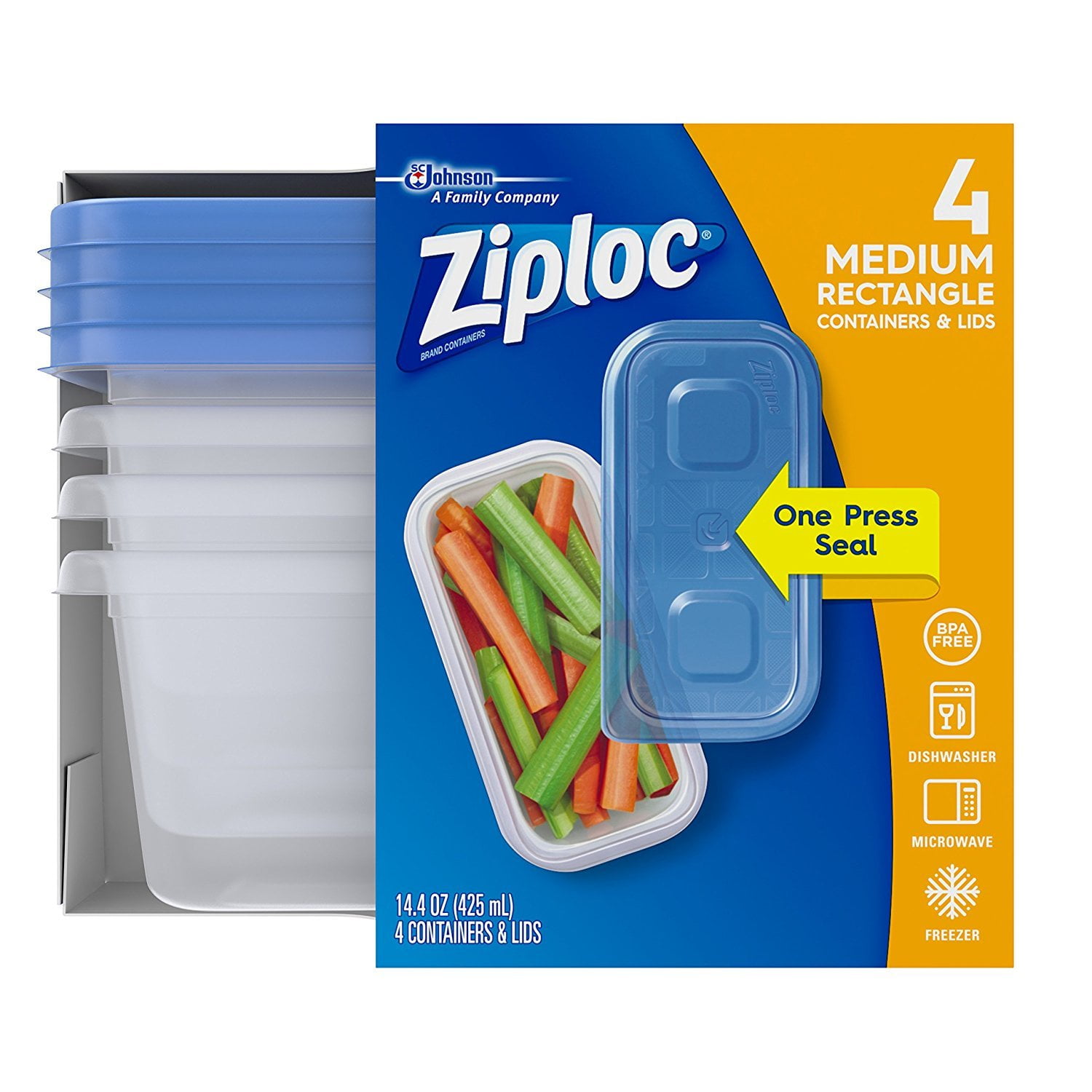 Ziploc Food Storage Meal Prep Containers SMRReusable for Kitchen ...