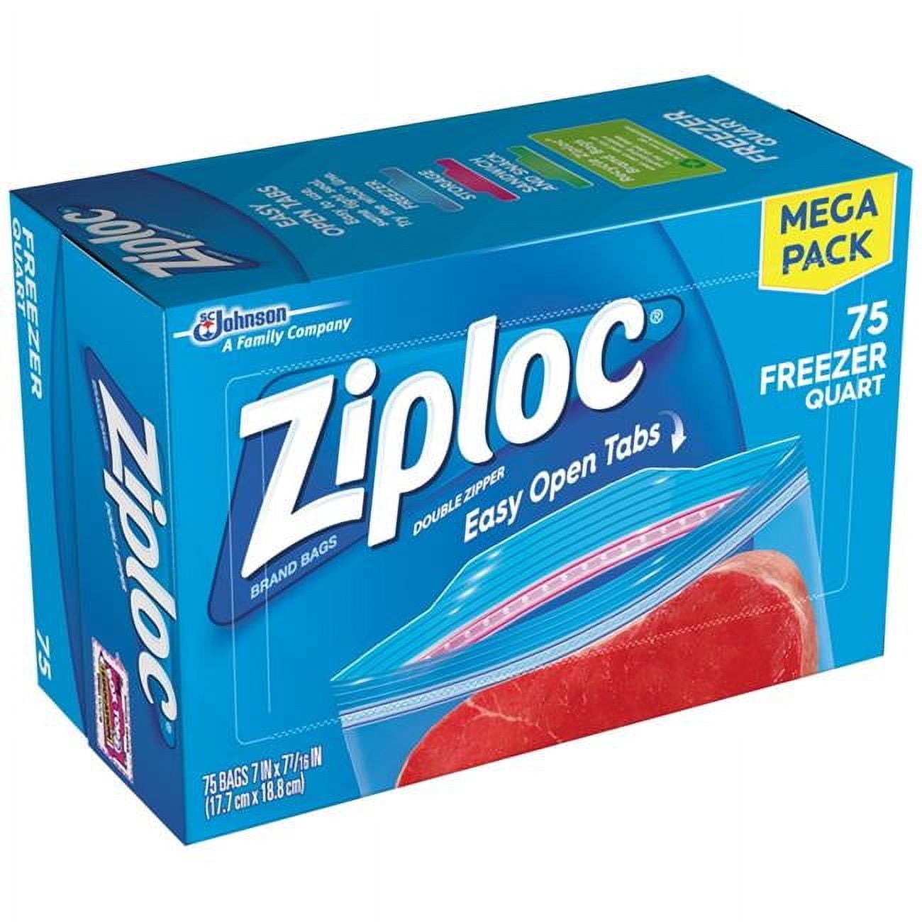 Ziploc Freezer Bag - 75 Piece - Walmart.com