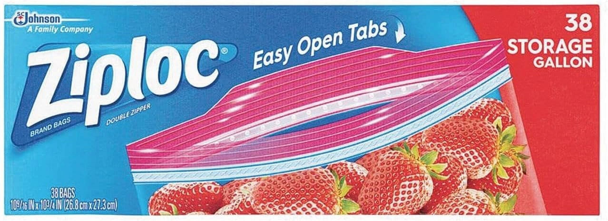Ziploc Gallon Size Bags Pack Pack of 38 - Walmart.com