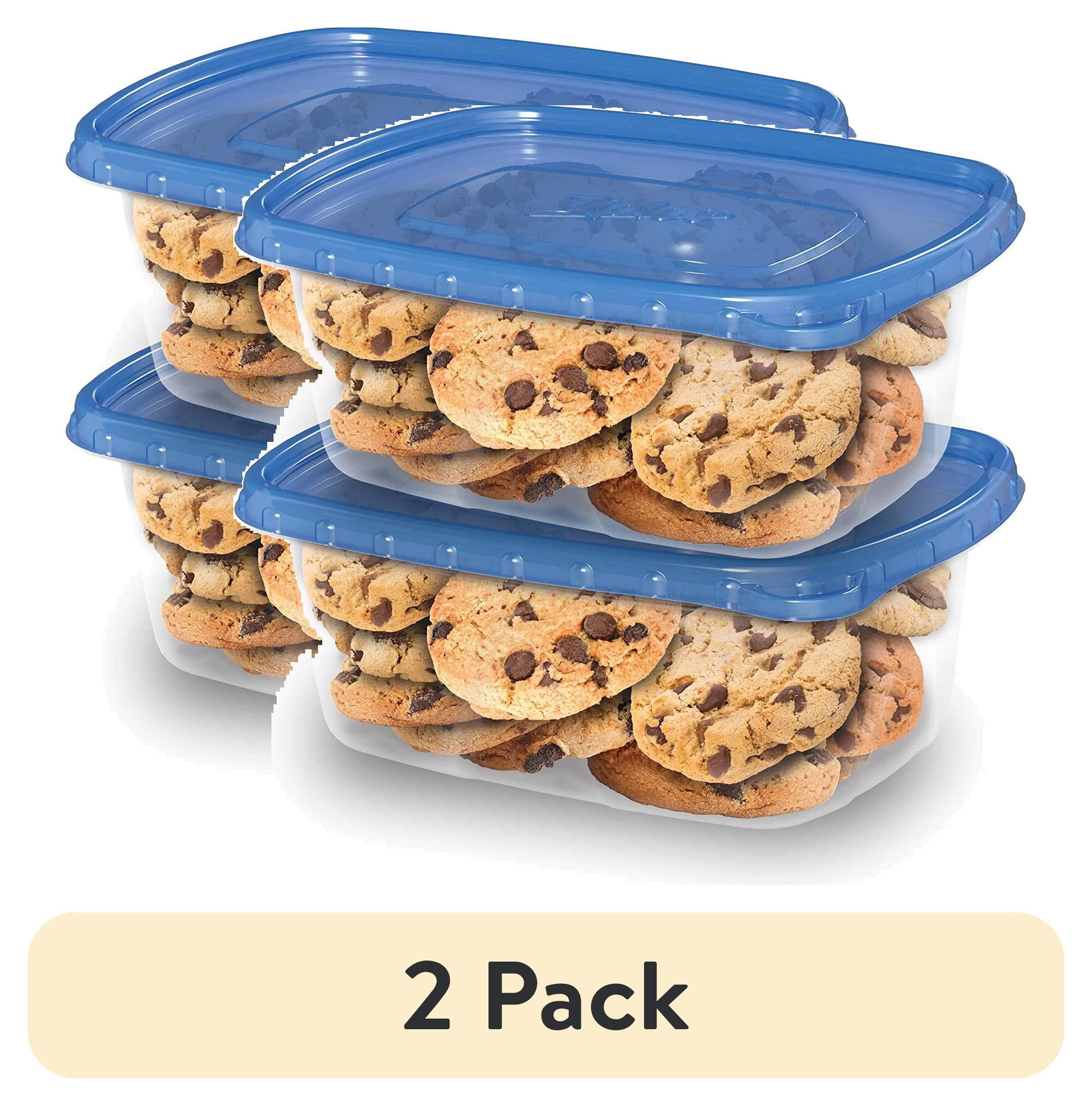 (2 pack) Ziploc® Brand, Food Storage Containers with Lids, Smart Snap ...
