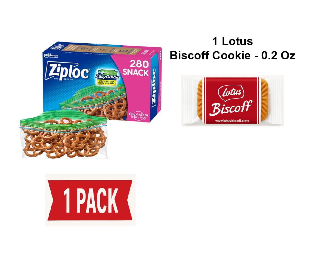 Ziploc Snack Bags For On The Go Freshness, Grip N Seal Technology For ...