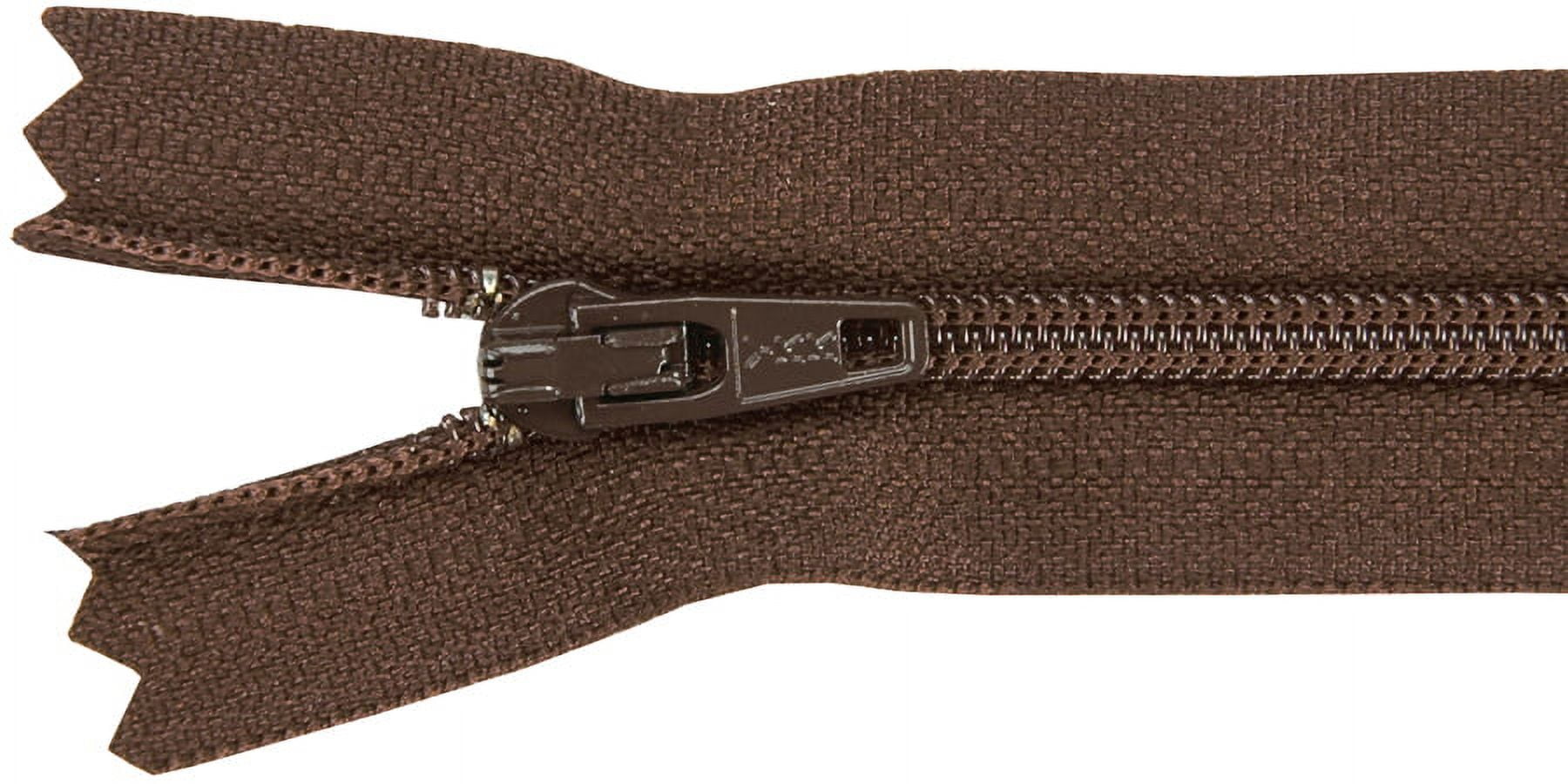 Ziplon Coil Zipper 14"-Sable - Walmart.com