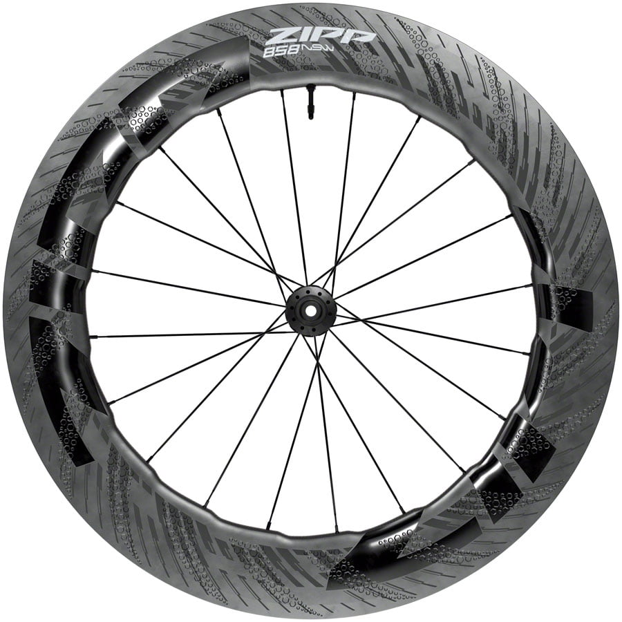 Zipp 858 NSW Front Wheel - 700, 12 x 100mm, Center-Lock, Tubeless ...