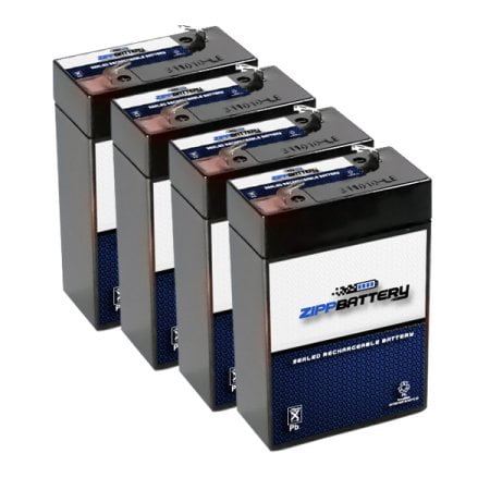 Zipp Battery 6V (6 Volt) (6 Volt) 4.5Ah Sealed Lead Acid (SLA) Battery ...