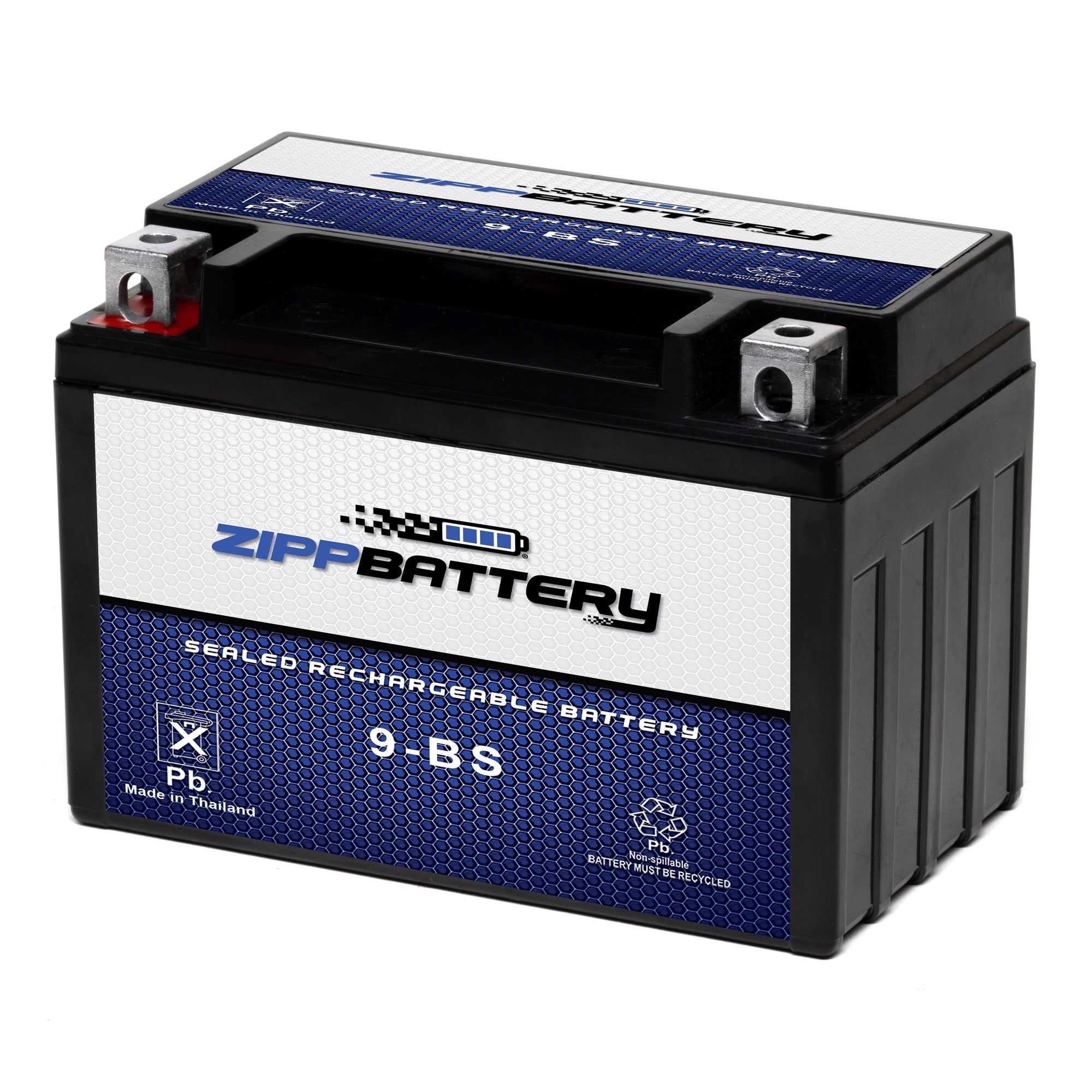 Zipp Battery YTX9-BS Motorcycle Battery for Honda 600Cc Vt600C Cd ...