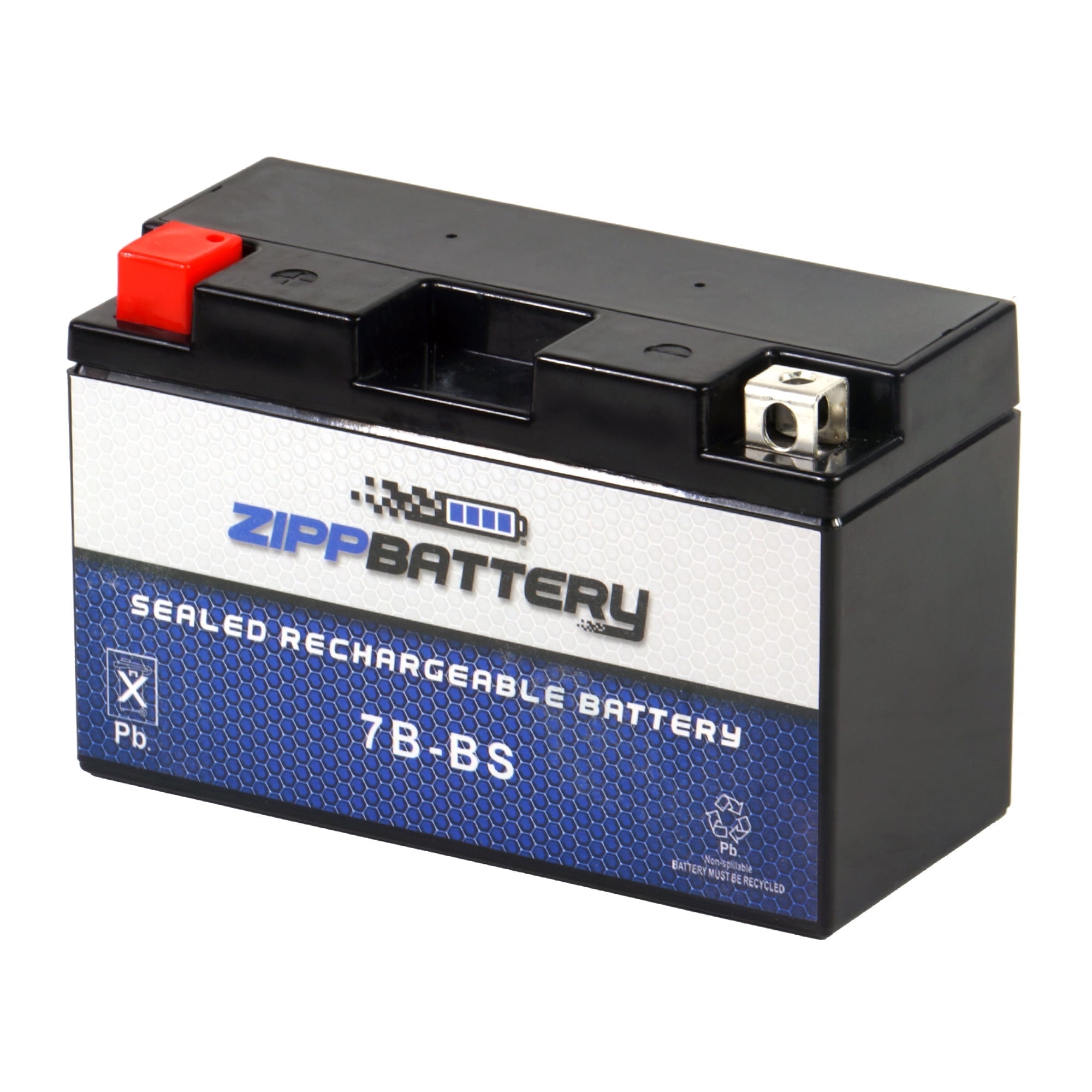 Zipp Battery Yt7b-bs (7b-bs 12 Volt,6.5 Ah, 85 Cca) High Performance ...