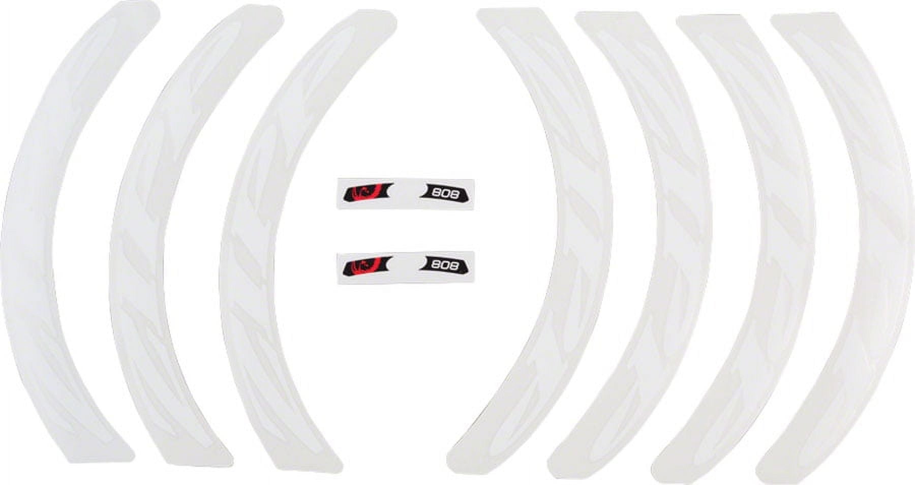 Zipp Decal Set: Disc / 808 Matte White Logo Complete for One Wheel ...