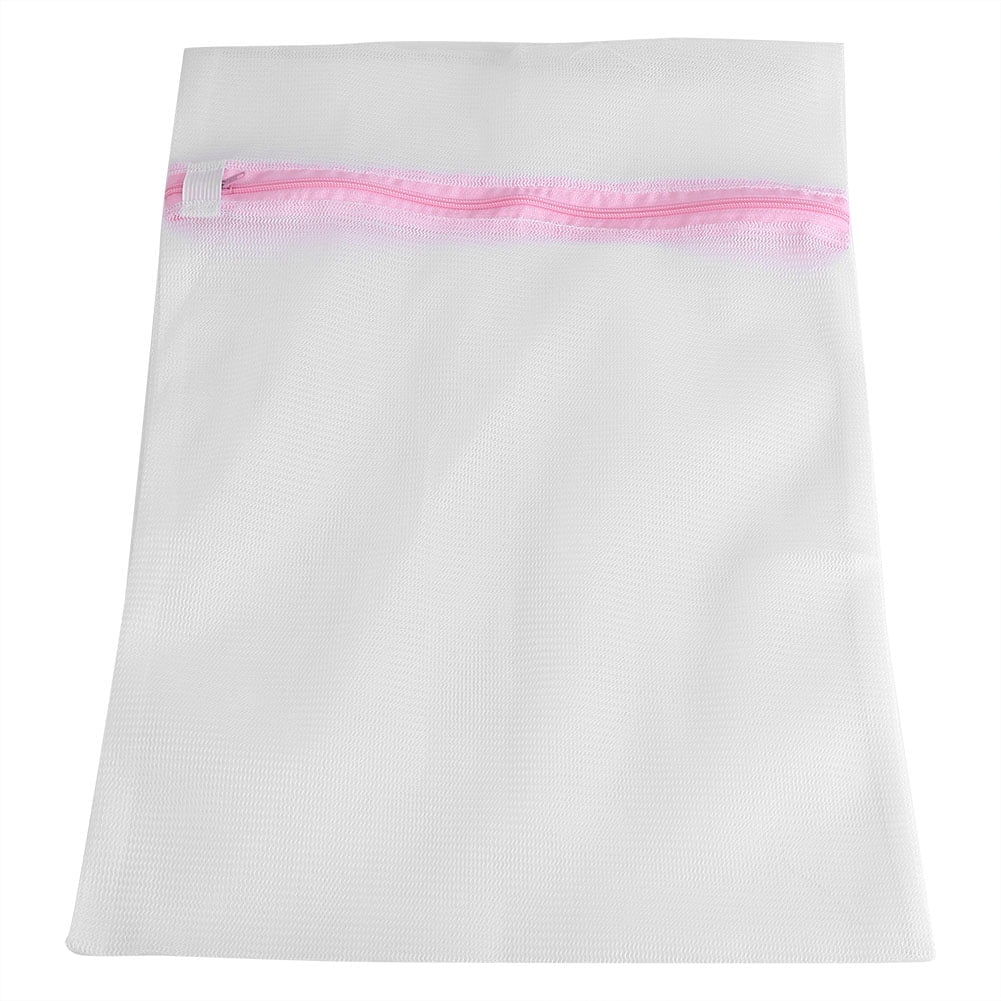 Zipped Lingerie Washing Bag Laundry Washing Machine Bag Mesh Clothes ...