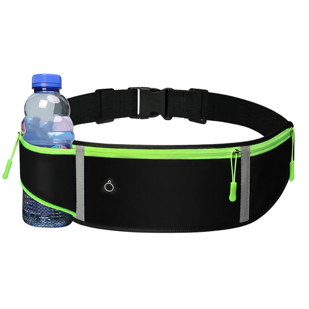 Zipped Running Belt Sports Jogging Phone Keys Mobile Waist Bum Travel ...