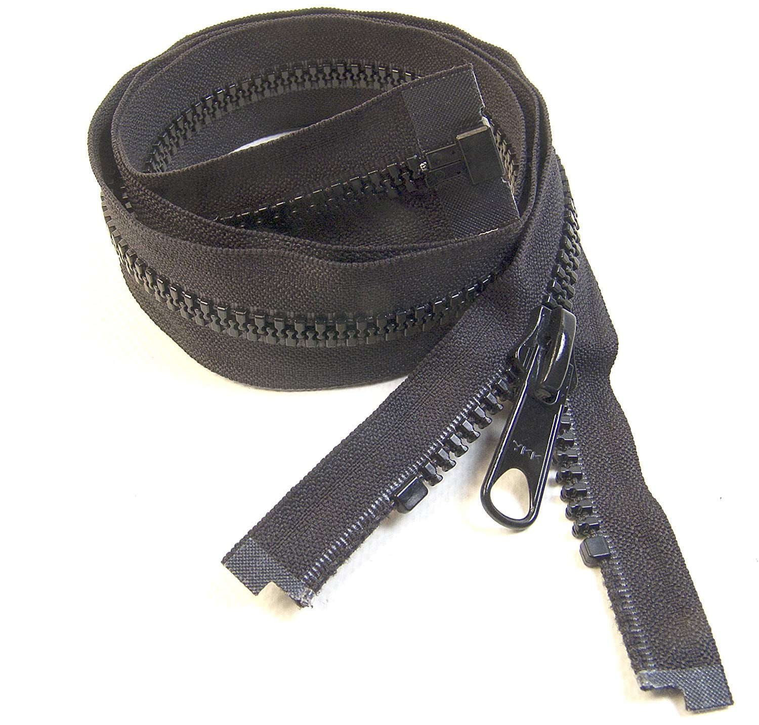 Zipper, 24" Inch, YKK, Black, #8, Seperating Zipper, Double Metal ...