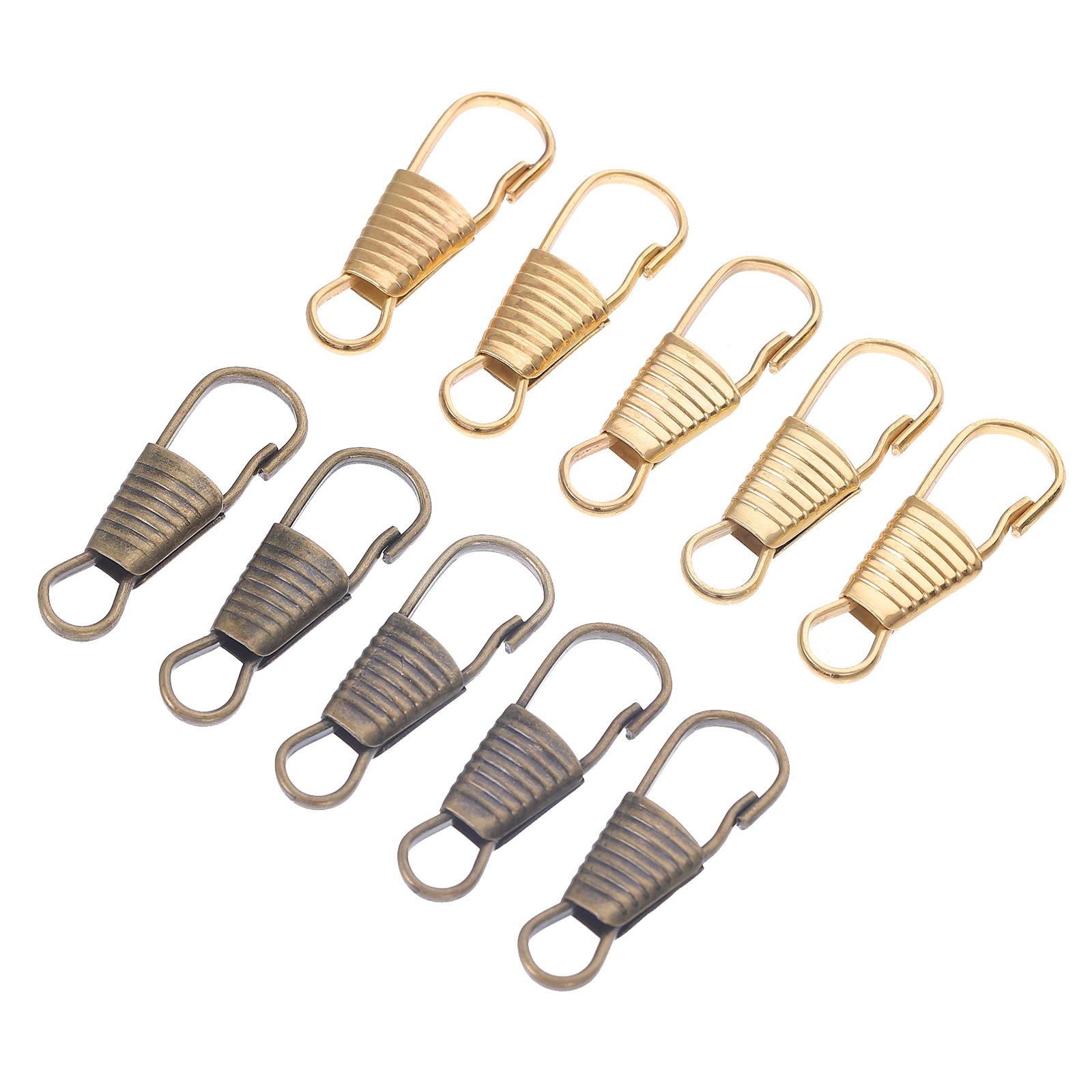 Zipper Accessories Jacket Detachable Puller Metal Head Zippers Extender ...