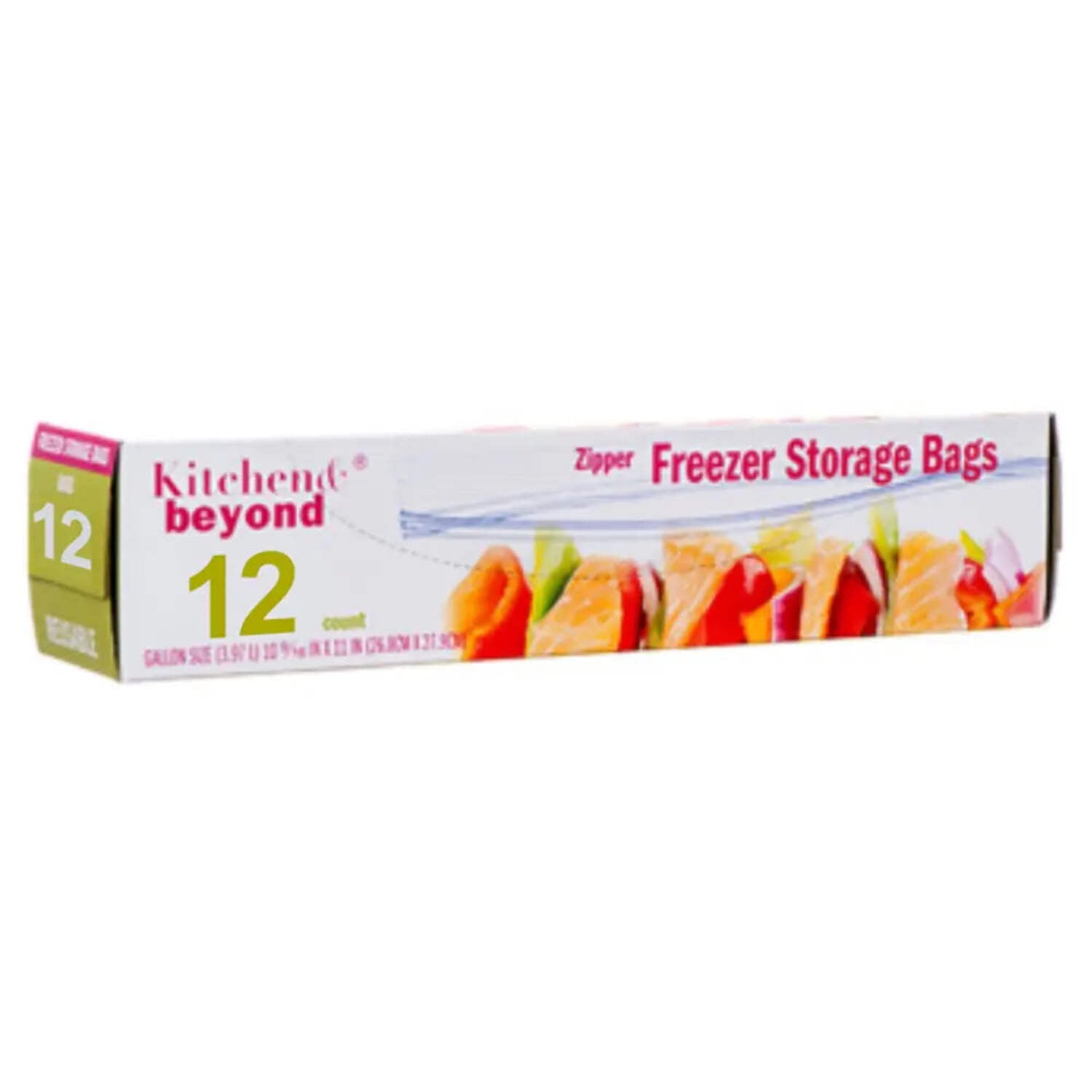 Zipper Bag Freezer 12 ct gal - Case - 24 Units - Walmart.com