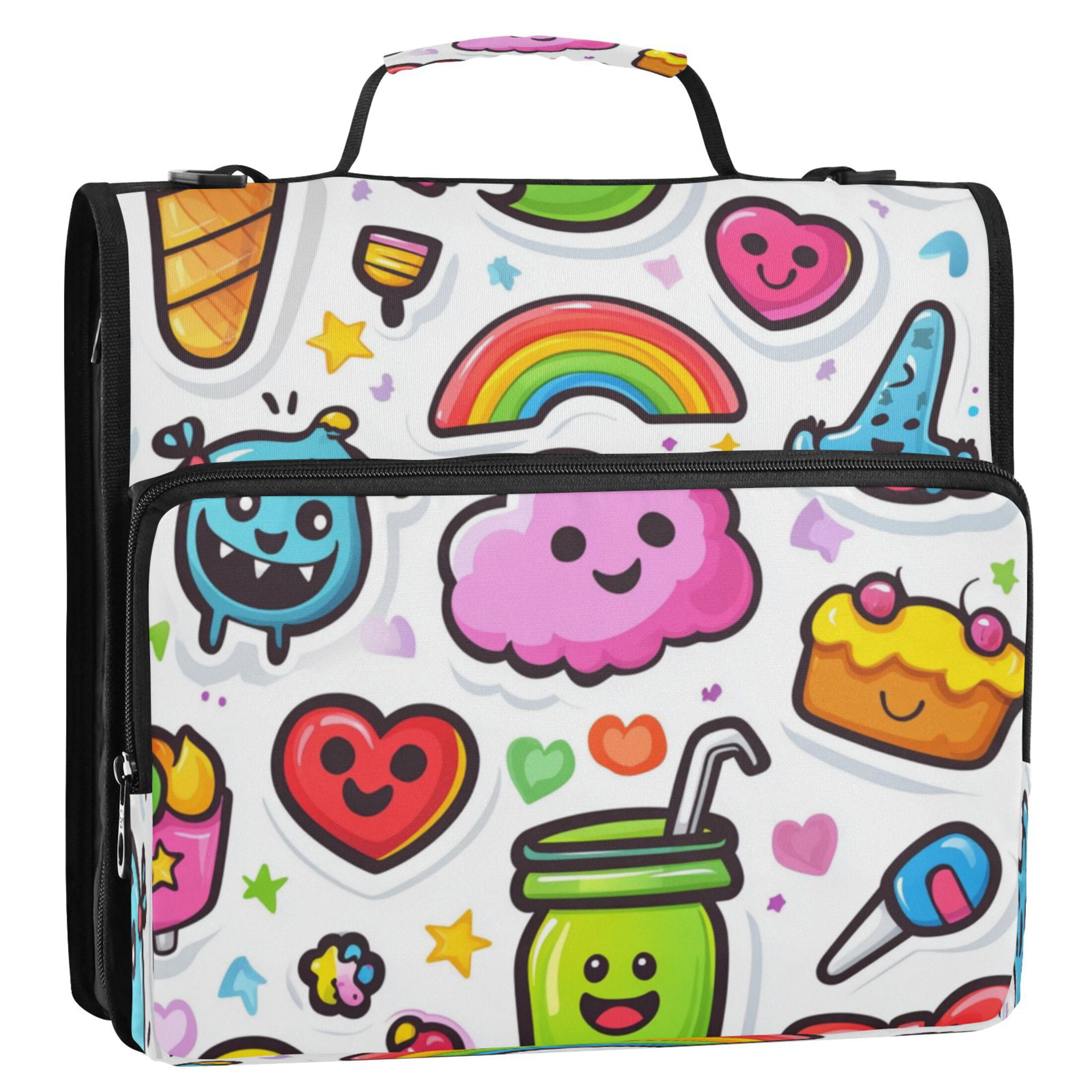 Zipper Binder 3 Rings Stationery Office Files Daily Organizer File ...