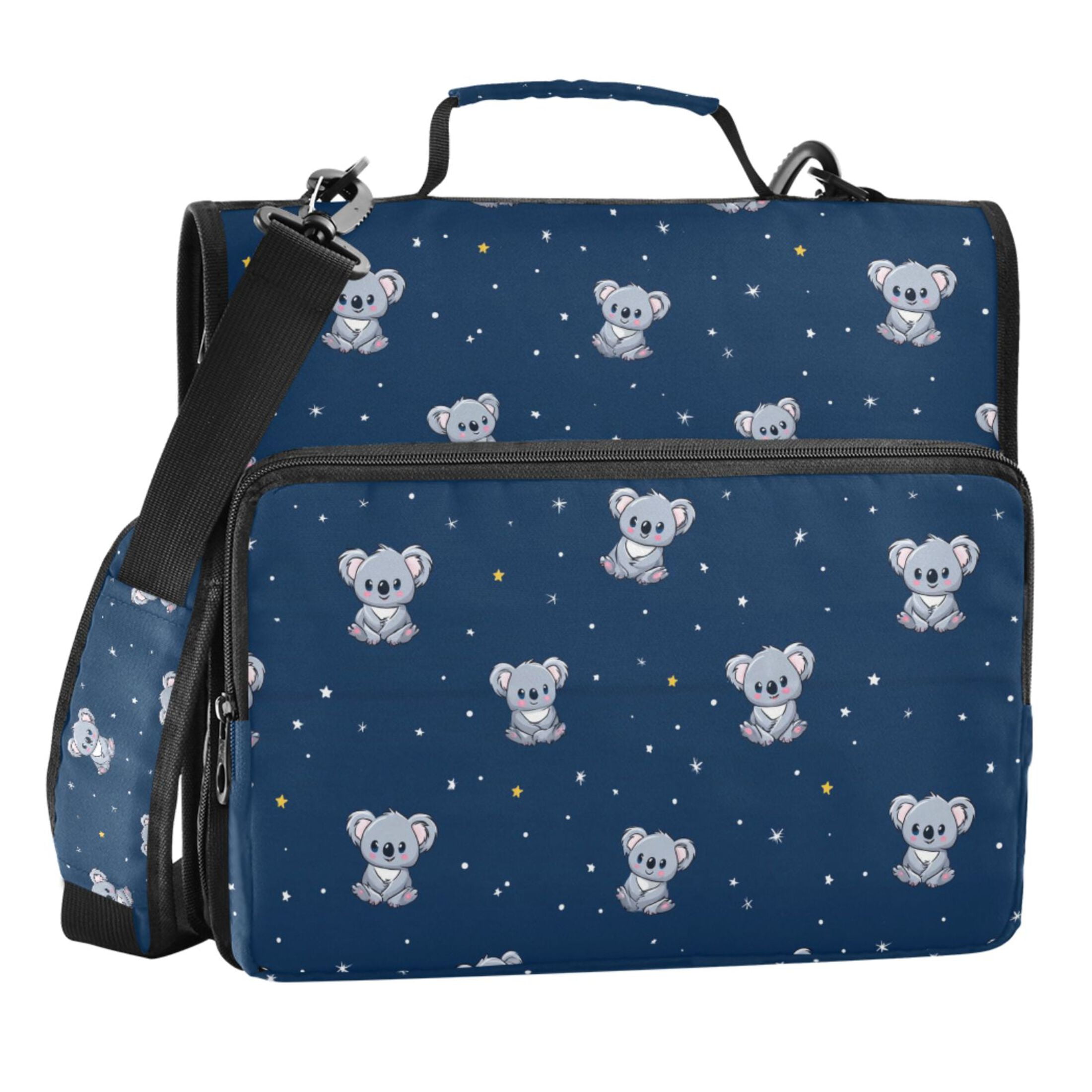 Zipper Binder Star Koala 1.5 Inch Binder Folder Bag with Shoulder Strap ...