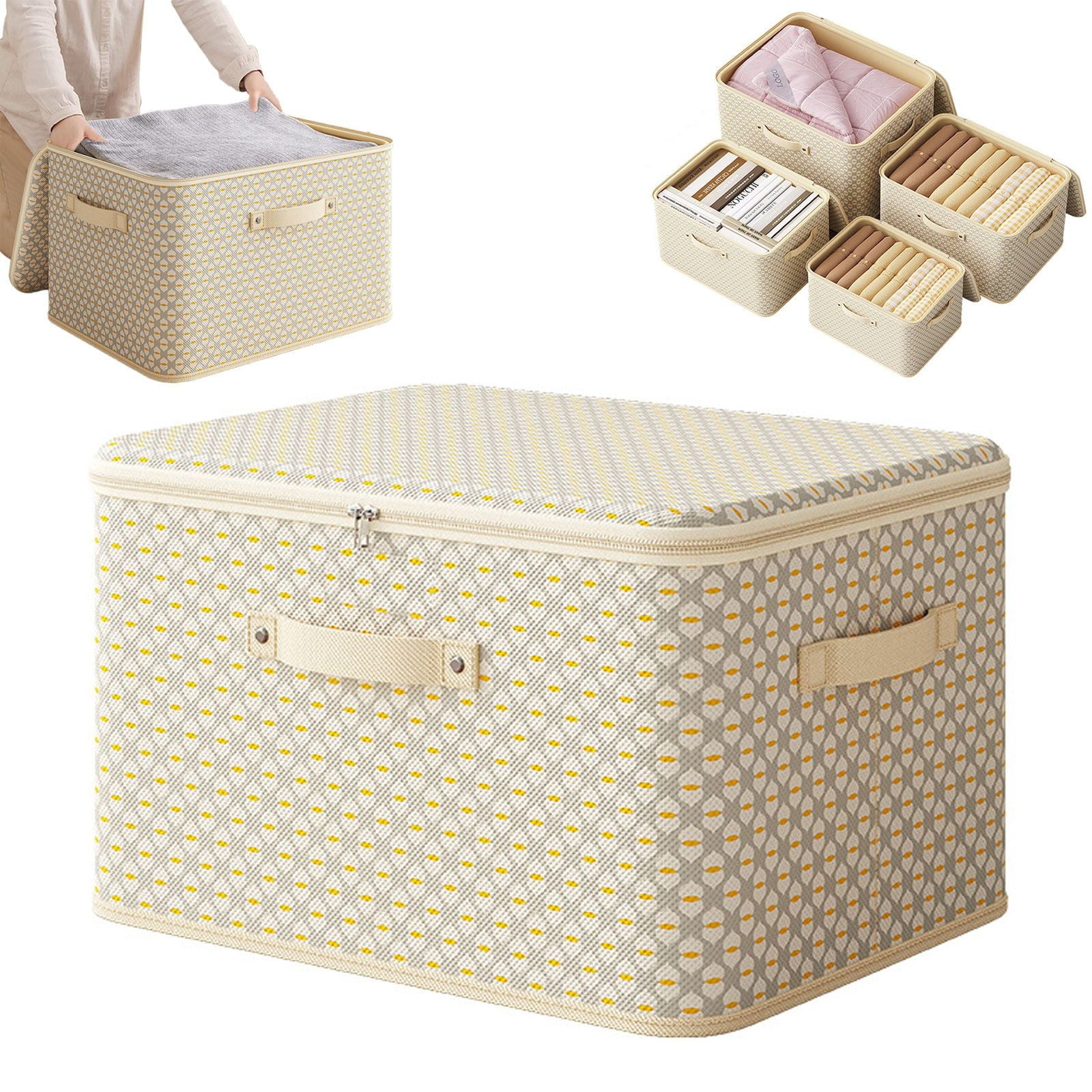 Zipper Box Clearance! Kpamnxio Corrugated Zipper Box 42L, Portable ...