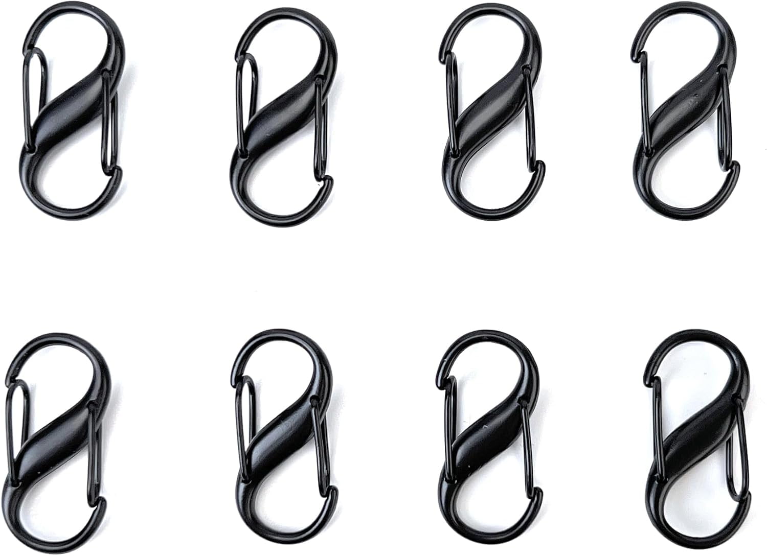 Zipper Clips Anti Theft 8 Pcs Matte Black Zipper Pull Replacement ...