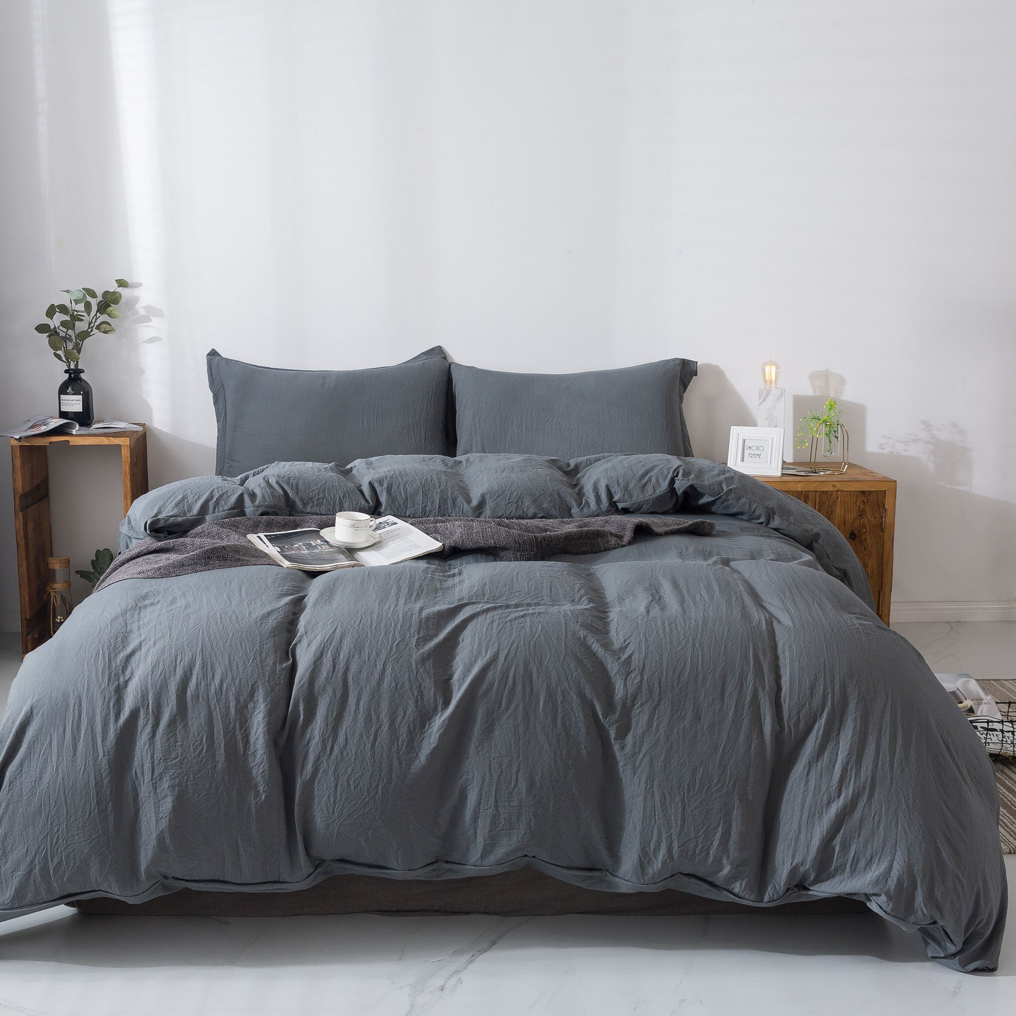 Zipper Closure Duvet Cover Set - Walmart.com