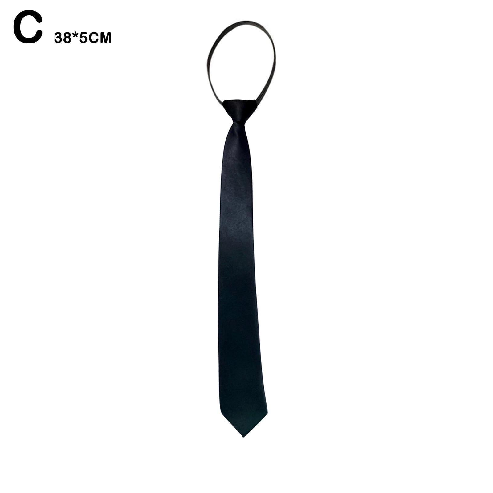 Zipper Fashion Men's Wide Casual Necktie Tie Lazy Zip Business Up ...