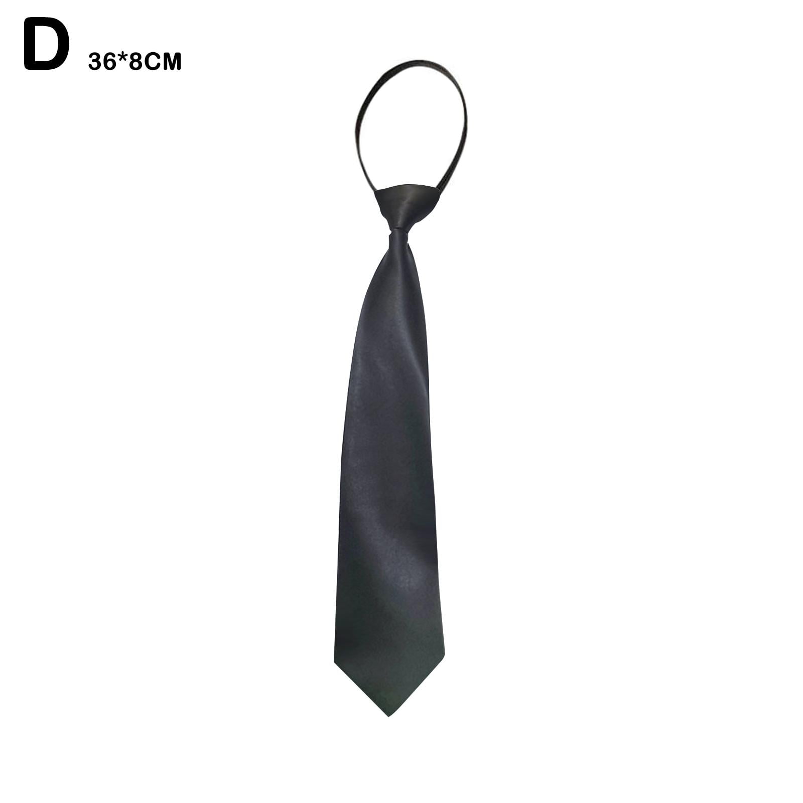Zipper Fashion Men's Wide Casual Necktie Tie Lazy Zip Business Up Gentle T9W3 - Walmart.com