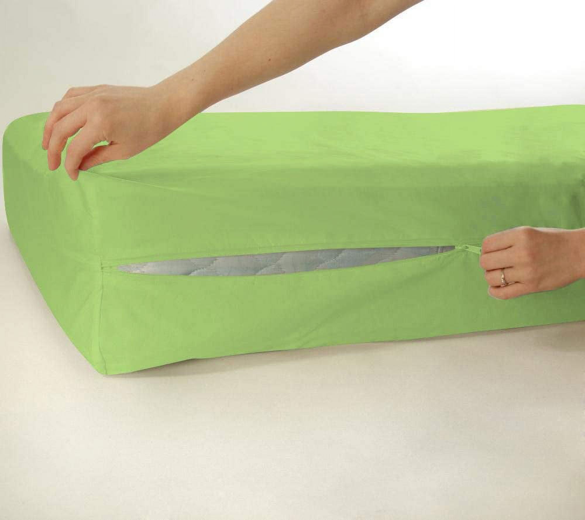 Zipper Fitted Sheet - Extra Deep Pocket 12" Inch - 100% Egyptian Cotton ...