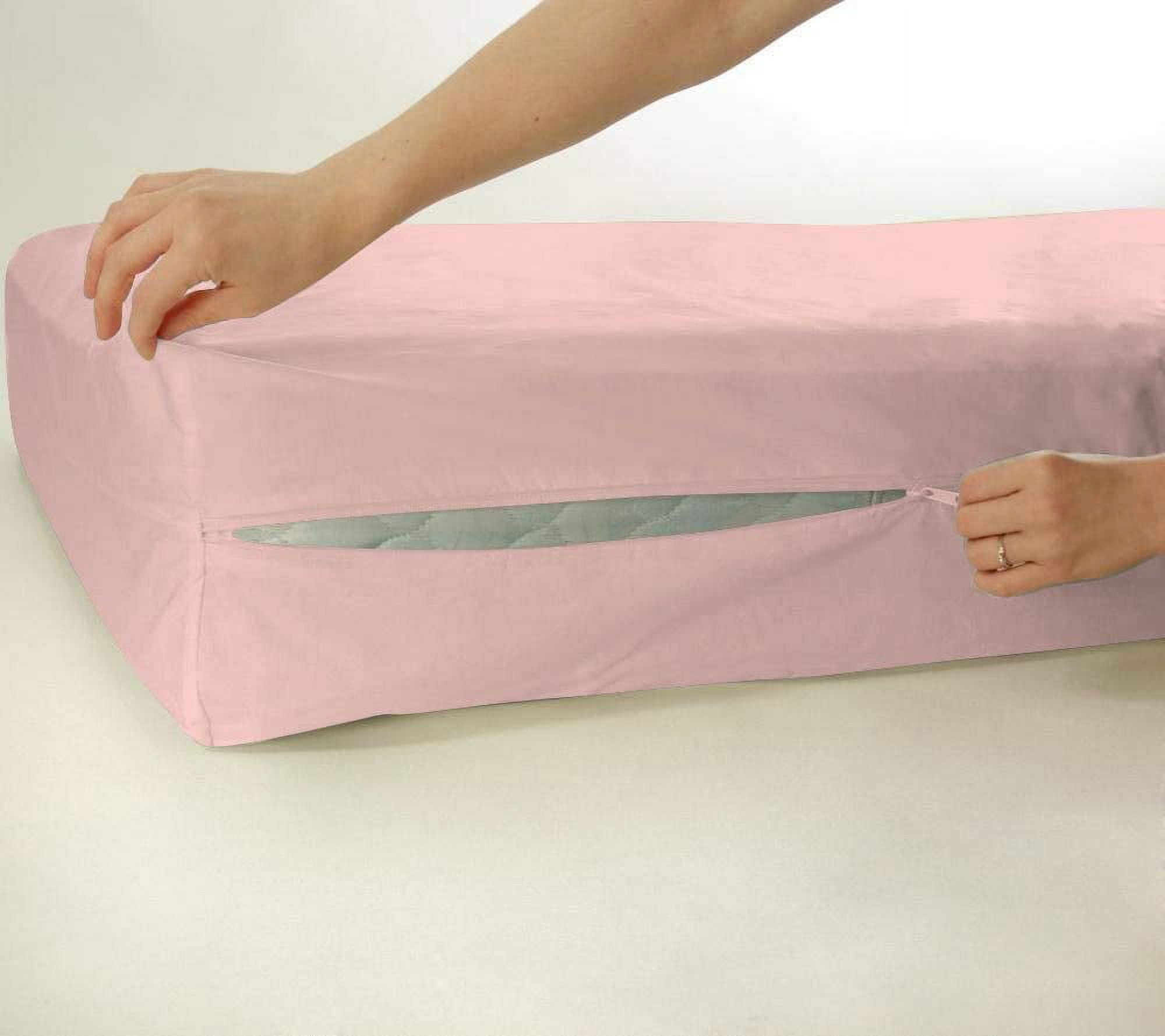 Zipper Fitted Sheet - Extra Deep Pocket 22" Inch - 100% Egyptian Cotton ...