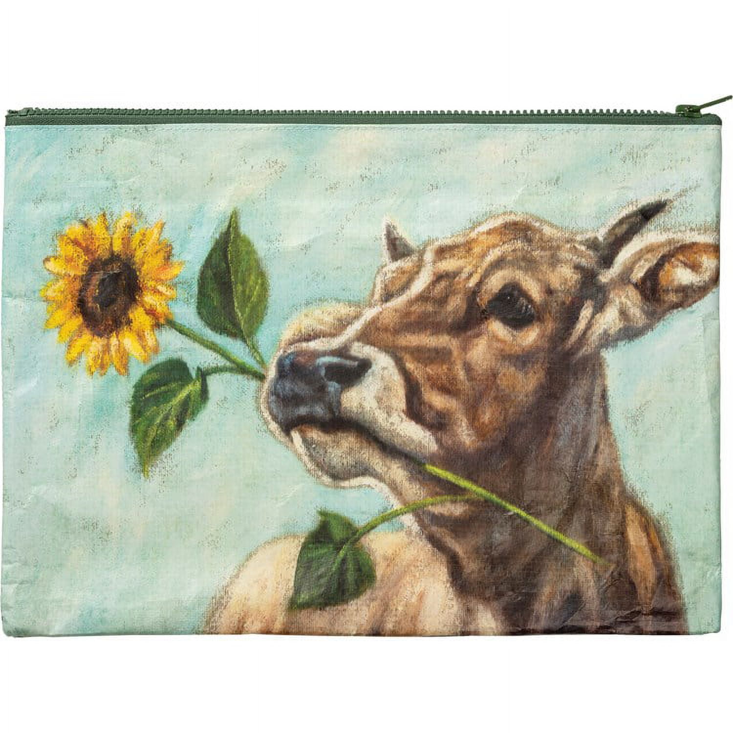 Zipper Folder - Cow Sunflower - Walmart.com