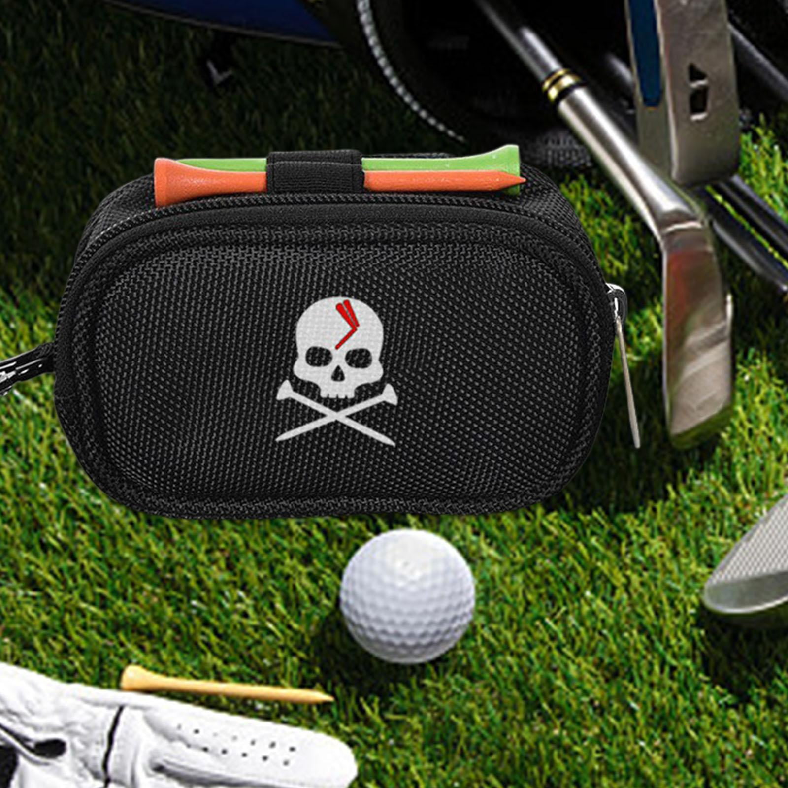 Zipper Golf Ball Pouch Belt Waist Bag Storage Organizer Outdoor Golf ...
