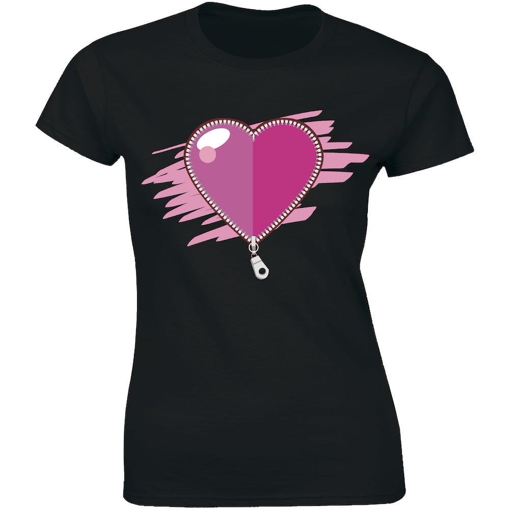 Zipper Heart Survivor Club Open Heart Surgery Support Women's Tee Shirt ...