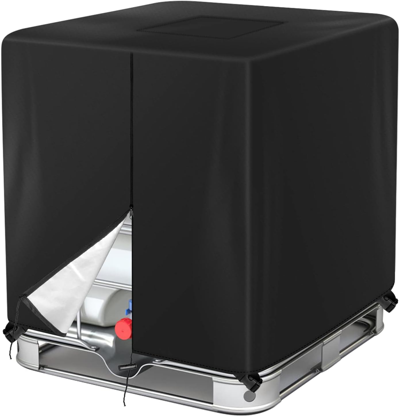 Zipper IBC Tote Cover Gallon for 420D 1000L Outdoor Water Tank ...