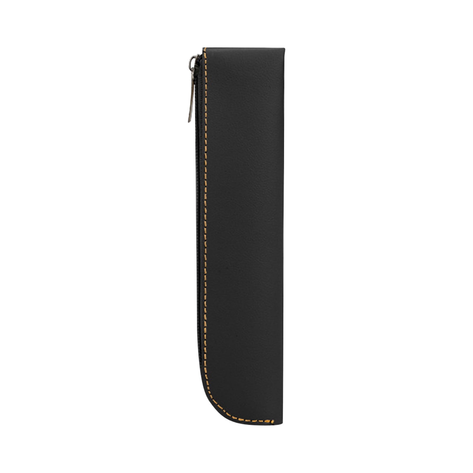 Zipper Pencil Case Stationery Bag Zipper Bag Pen Holder Leather Pen ...