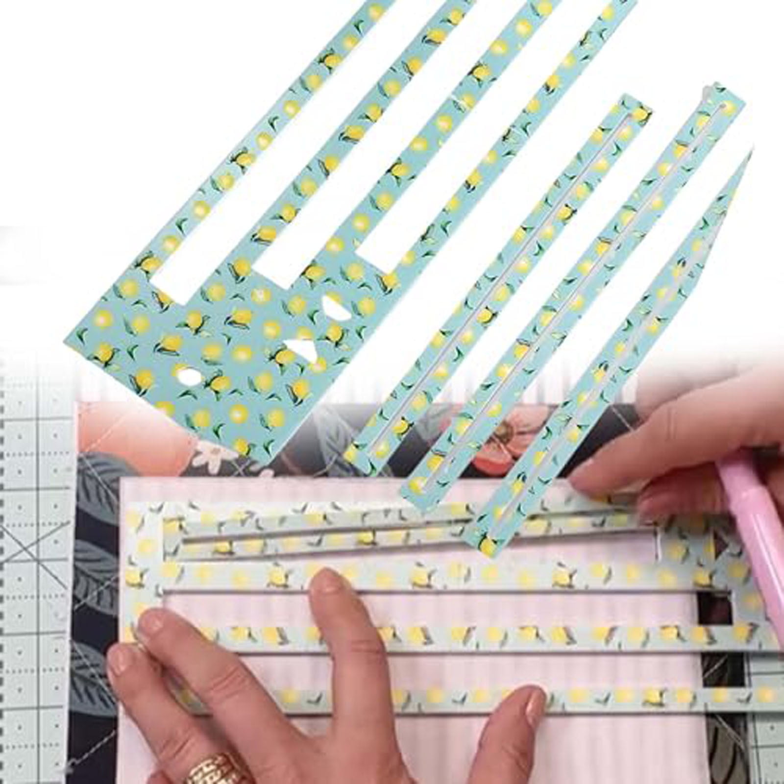 Zipper Pocket Template Acrylic Sewing for DIY Bag Making Measuring Tool ...