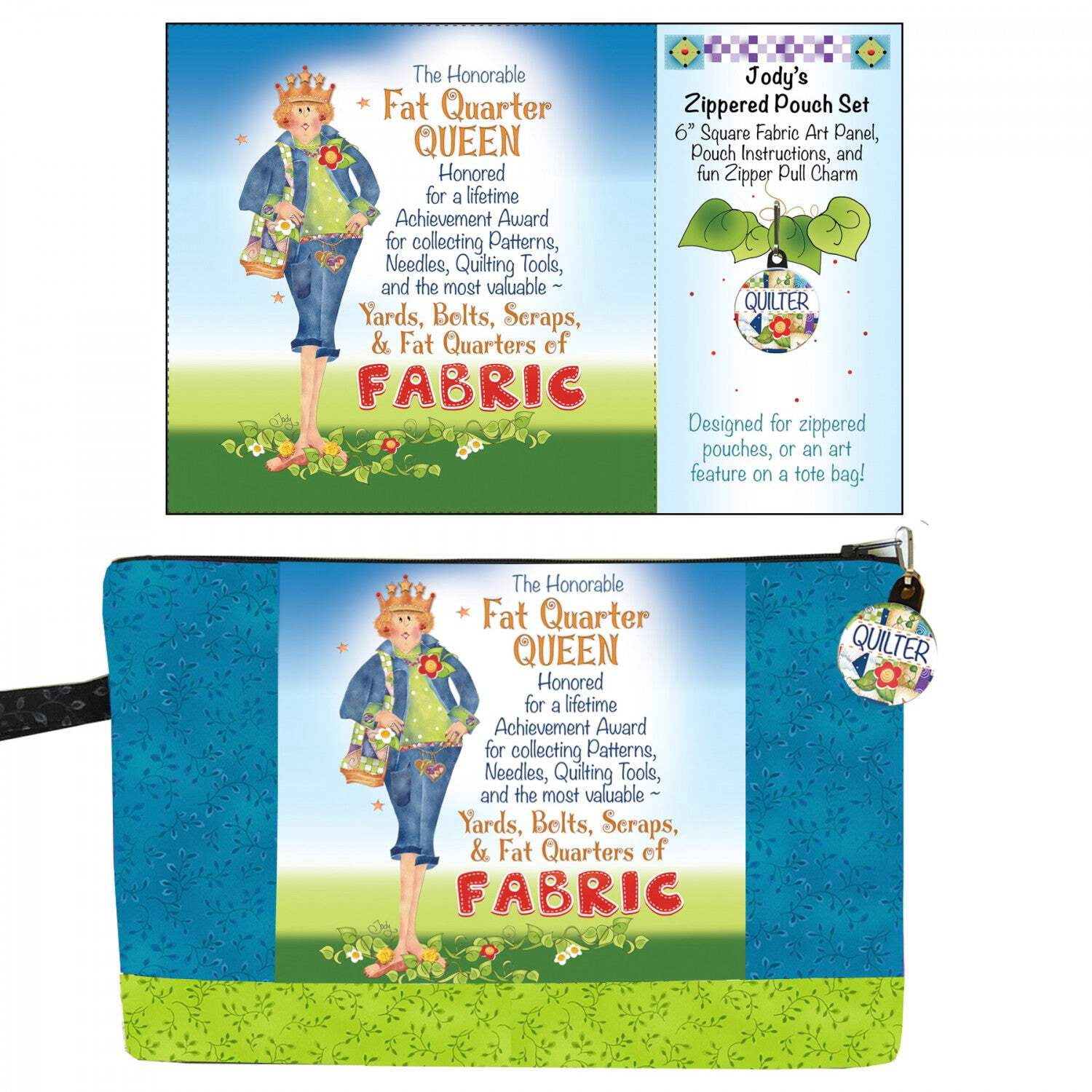 Zipper Pouch Set Fat Quarter Queen - Walmart.com