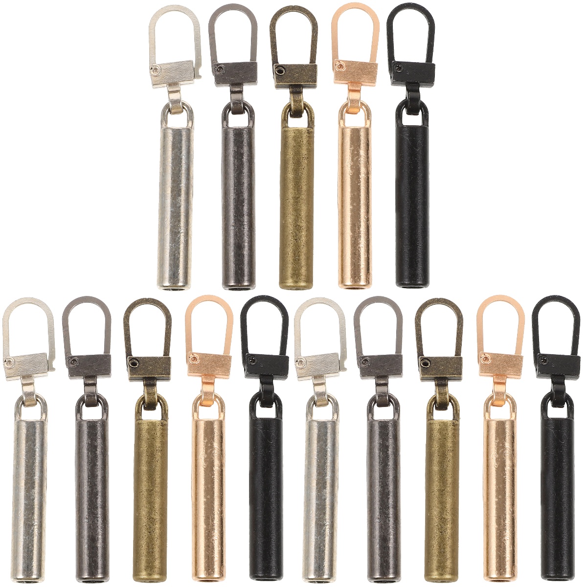 Zipper Pull Replace Suite Kit Detachable Heads Zippers for Jackets ...