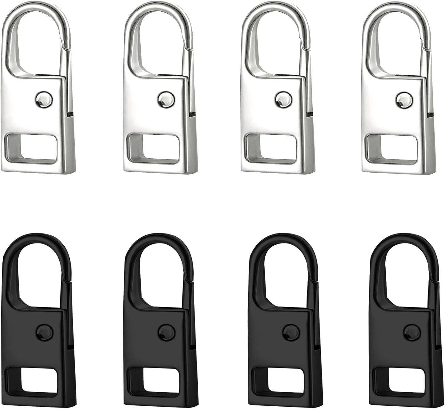 Zipper Pull Replacement (Upgraded), 8 Pcs Detachable Zipper Pull Tabs ...