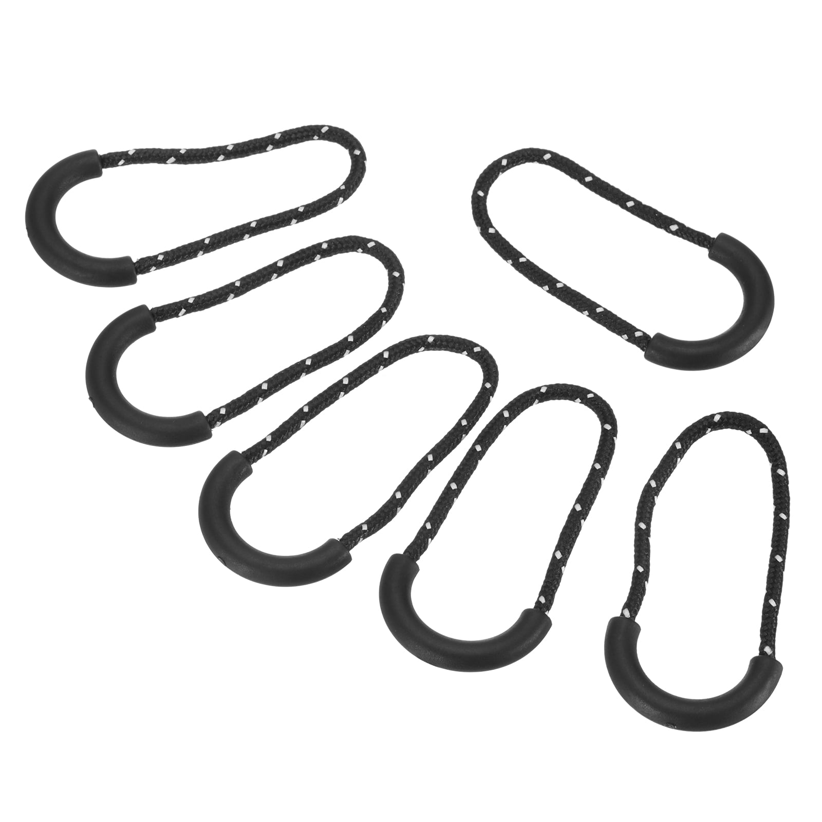 Zipper Pulls Replacement, 15 Pack Extension Cord Handle Plastic U-Shape ...