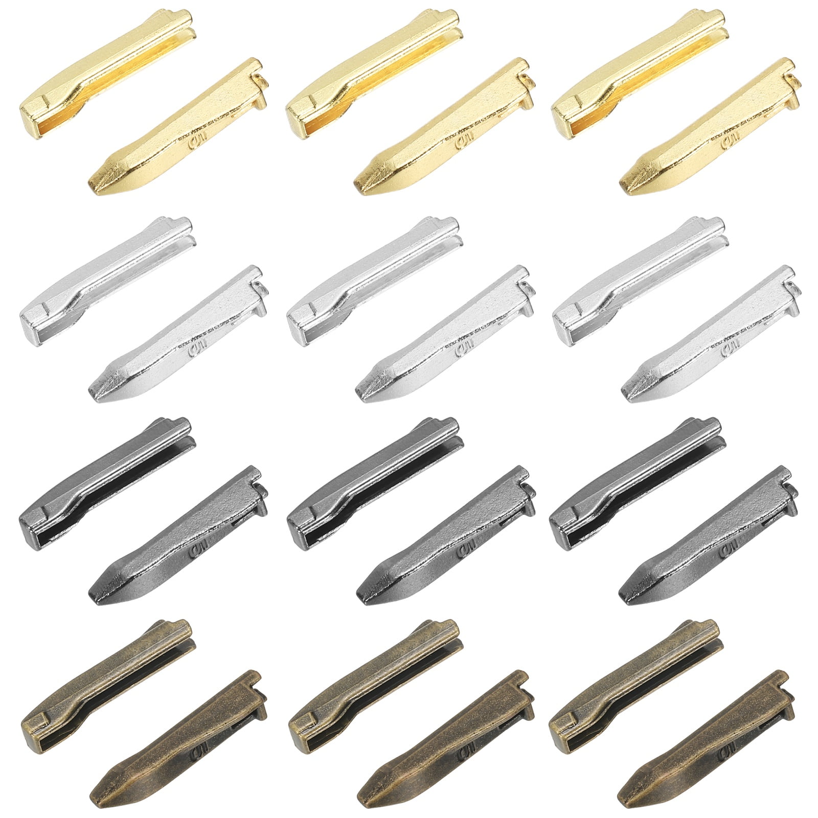 Uxcell Zipper Repair Kit, Metal Zipper Latch Slider Retainer Insert Pin ...