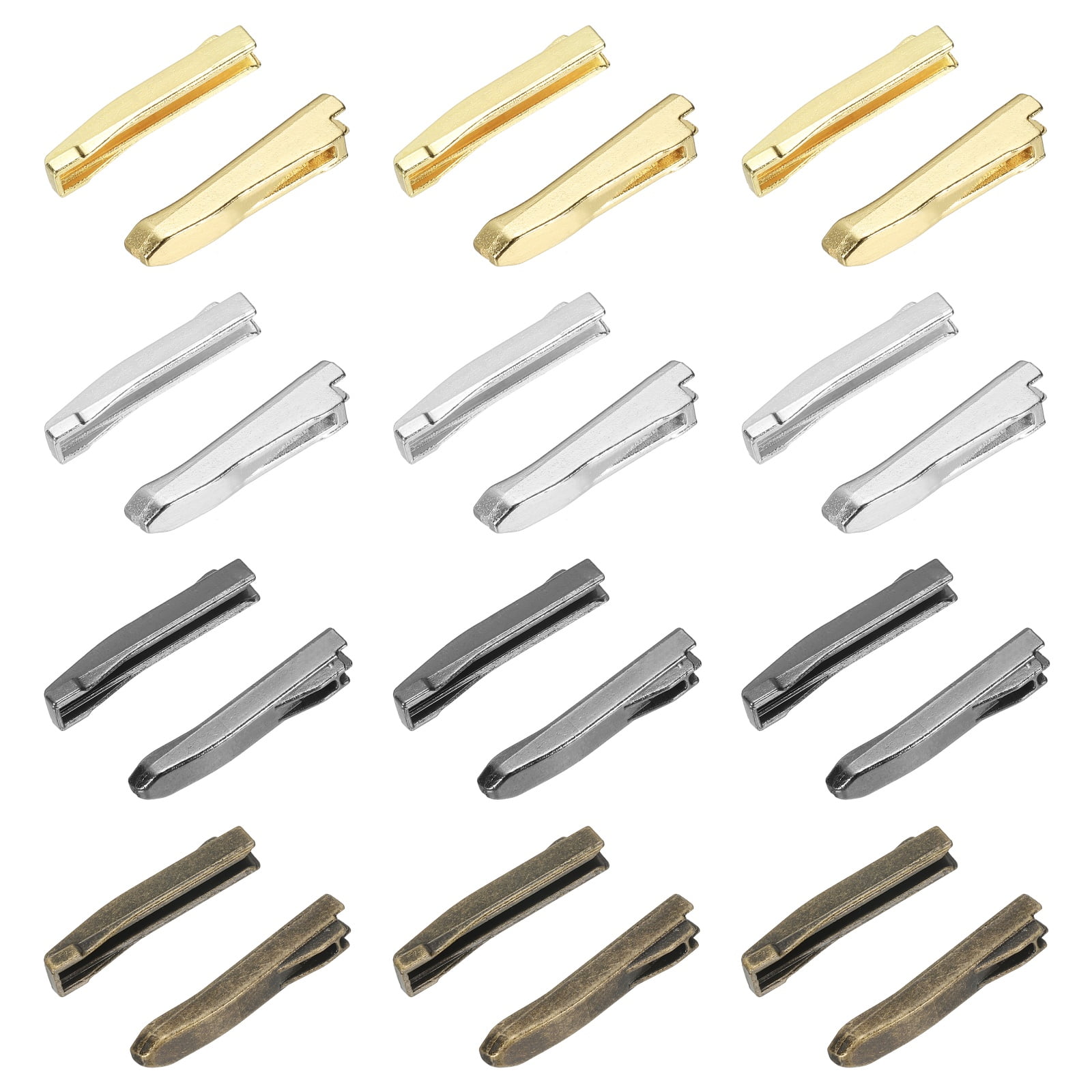 Uxcell Zipper Repair Kit, Metal Zipper Latch Slider Retainer Insert Pin ...